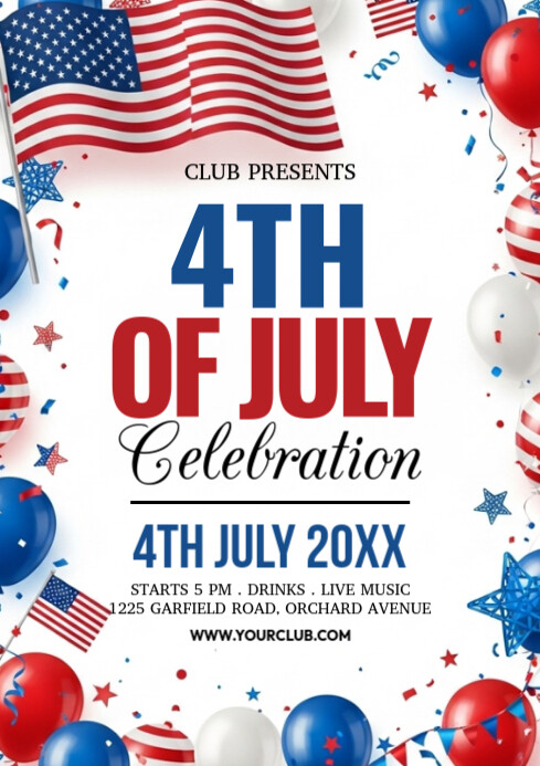 4th of July Celebration Template | PosterMyWall