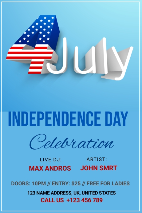 Copy of 4th of july | PosterMyWall