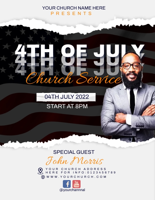 Plantilla de 4th of july | PosterMyWall