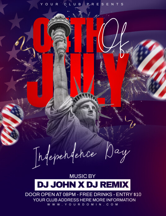 Plantilla de 4th of july | PosterMyWall