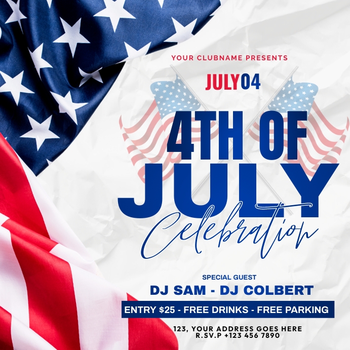 Plantilla de 4th of July | PosterMyWall