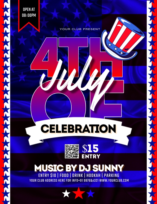 Plantilla de 4th of July | PosterMyWall