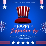 Independence Day 4th of July Instagram Video Template | PosterMyWall