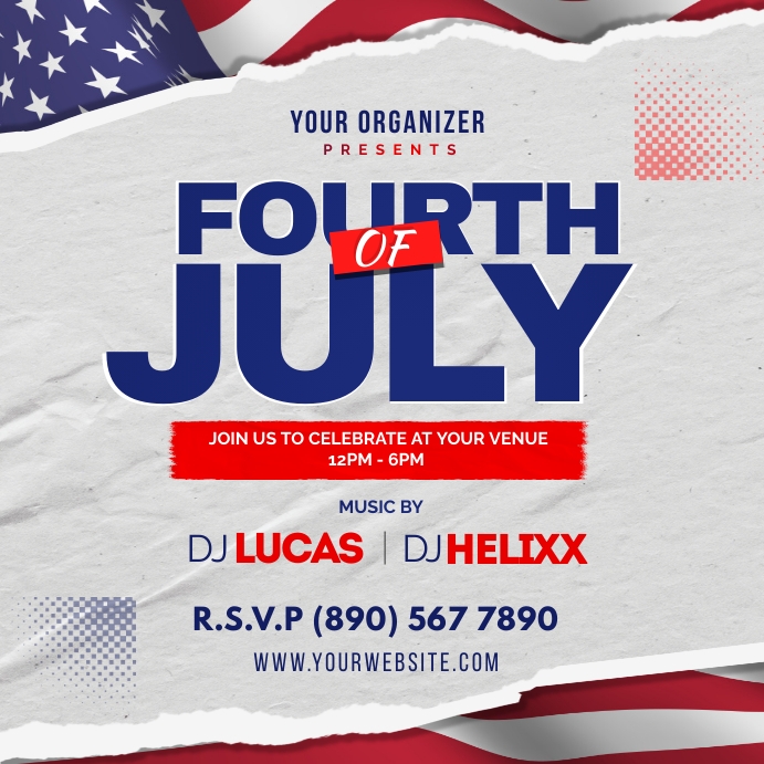 4th of july Template | PosterMyWall