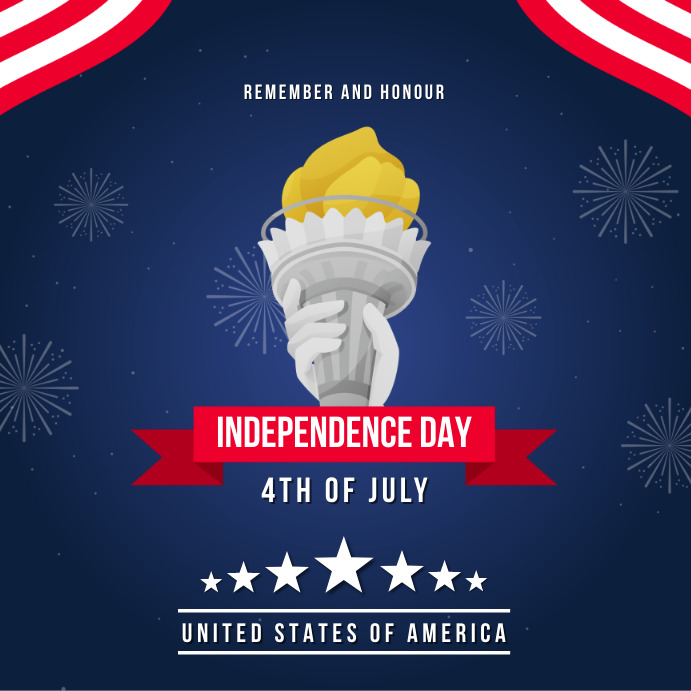 Plantilla de 4TH OF JULY | PosterMyWall