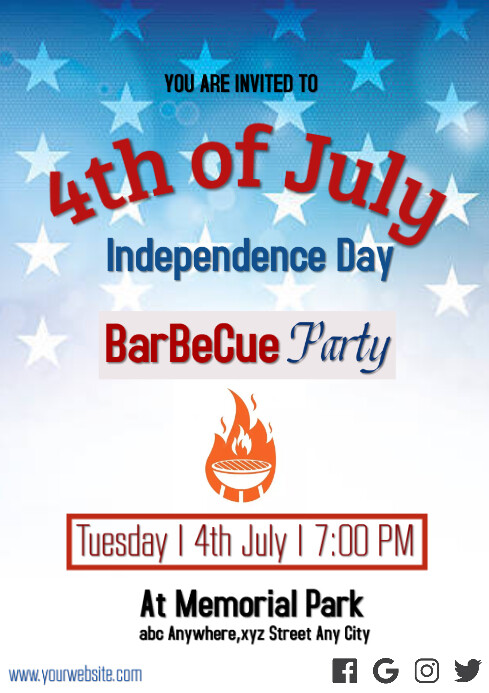 Plantilla de 4th of July | PosterMyWall