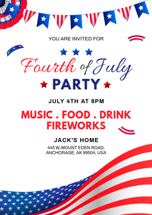 Plantilla de 4th of july | PosterMyWall