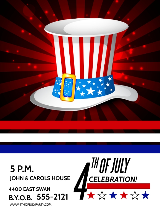 Plantilla de 4th of july | PosterMyWall