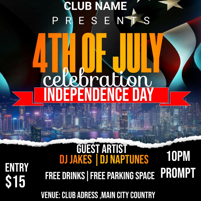 Plantilla de 4th of July | PosterMyWall