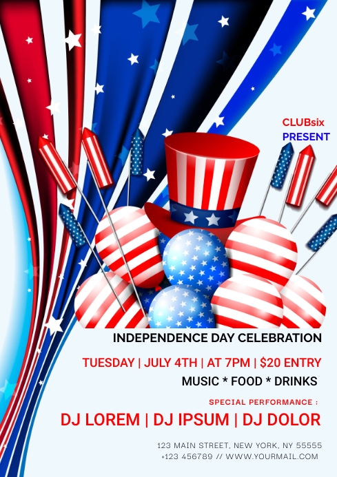 4th of july Template | PosterMyWall