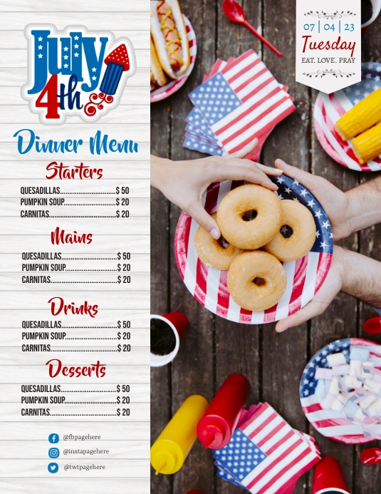 4th of July Template | PosterMyWall