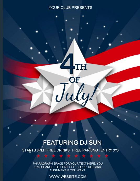 4th of July EVENT Design Template | PosterMyWall