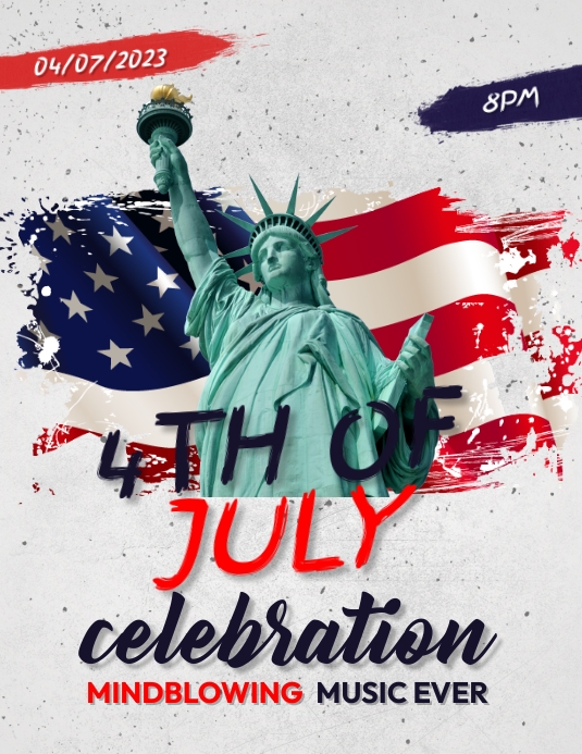 4th Of July Event Template | PosterMyWall