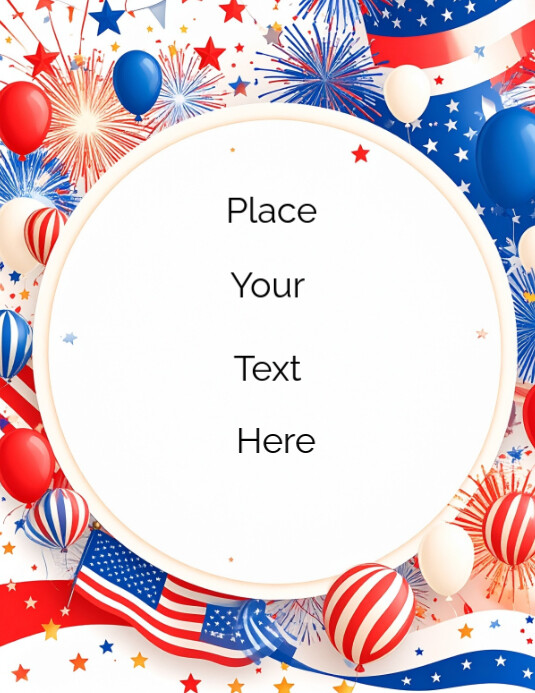 4th Of July Flyer (us Letter) Template | PosterMyWall