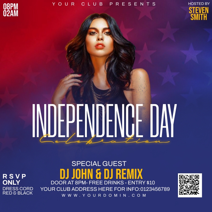 4th of July flyer Template | PosterMyWall