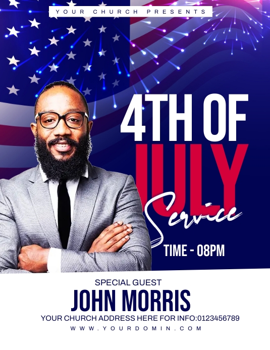 4th of July flyer Template | PosterMyWall