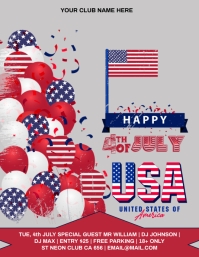 4th of July flyer Template | PosterMyWall