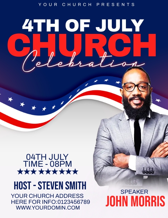 4th of July flyer Template | PosterMyWall