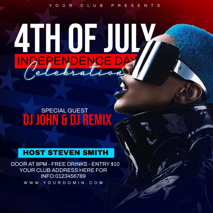 4th of July flyer Template | PosterMyWall