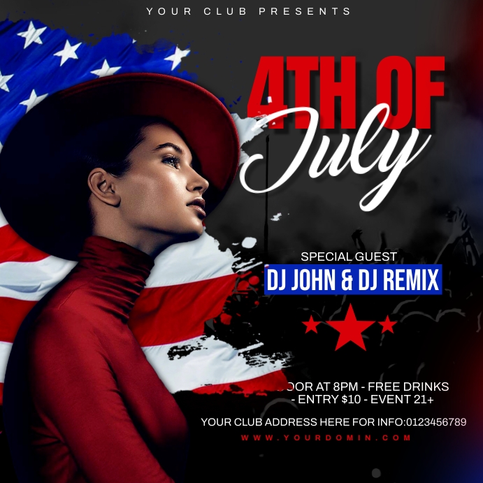 Plantilla de 4th of July Flyer | PosterMyWall