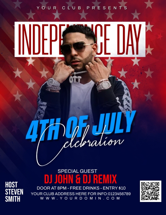 4th of July flyer Template | PosterMyWall
