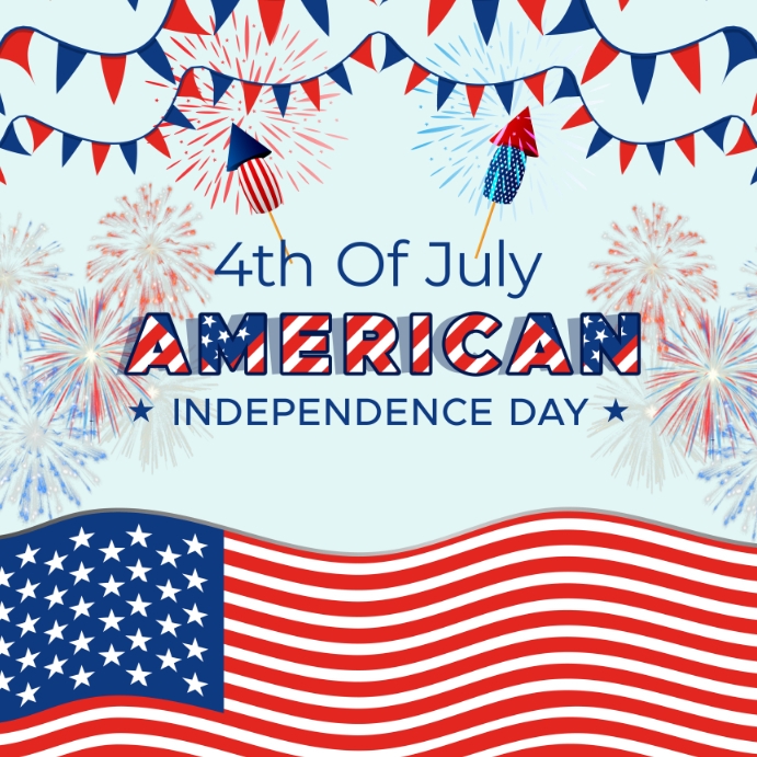 4th of july greeting cards Template | PosterMyWall