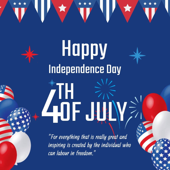 4th of july independence day Template | PosterMyWall