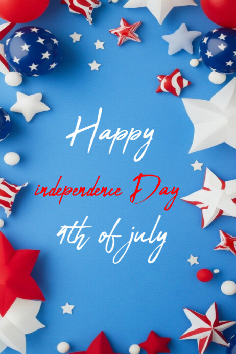 4th of july independence Day Template | PosterMyWall