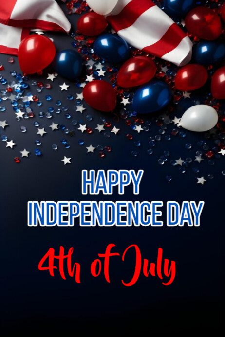4th of July Independence day Template | PosterMyWall