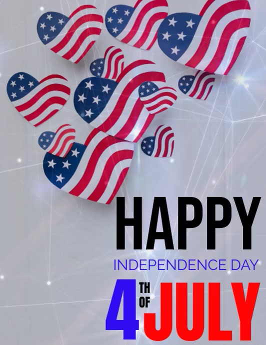 4th of July independence day flyer design Template | PosterMyWall