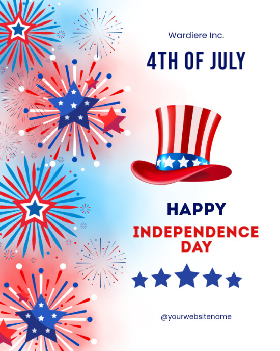 4th Of July Instagram Portrait Template | PosterMyWall