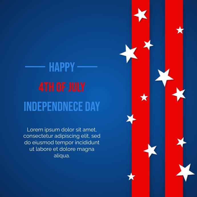 4th Of July Instagram Post Template | PosterMyWall