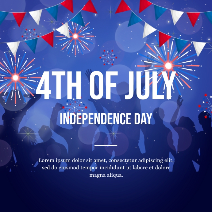 Plantilla de 4th Of July Instagram Post | PosterMyWall