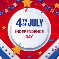 4th of july post Template | PosterMyWall