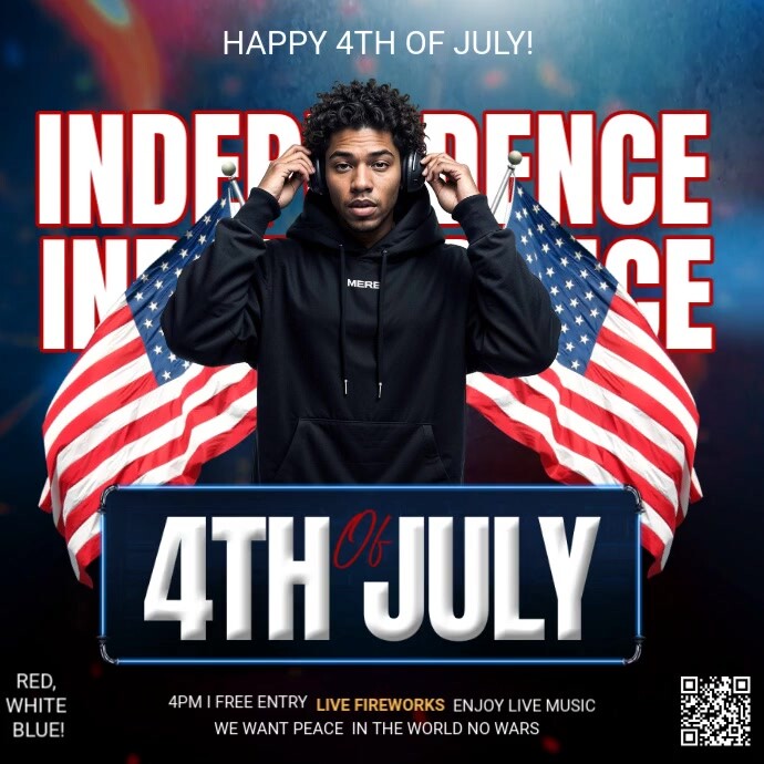 4th Of July Instagram Post Template | PosterMyWall