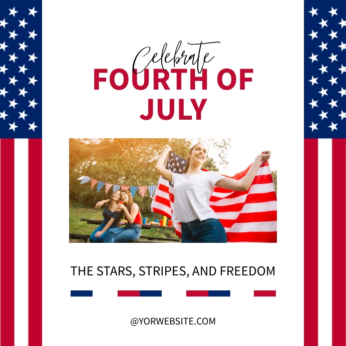 Plantilla de 4th Of July Instagram Post | PosterMyWall