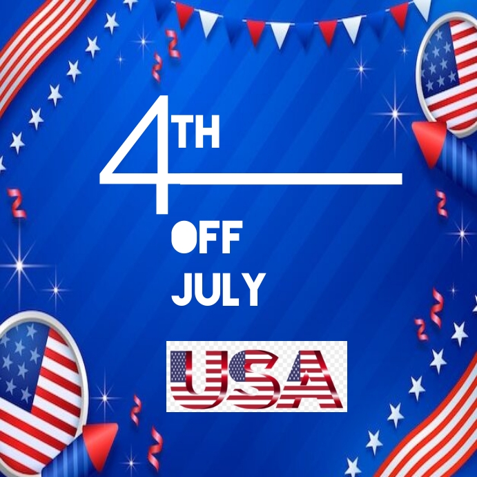 4th of july instagram post Template | PosterMyWall