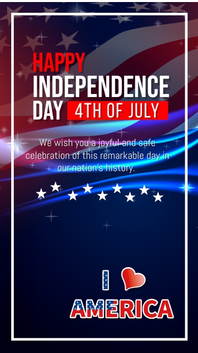 Plantilla de 4th of July Instagram Story Template | PosterMyWall