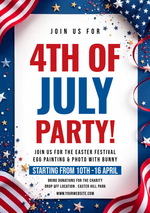 Plantilla de 4th of July Party | PosterMyWall