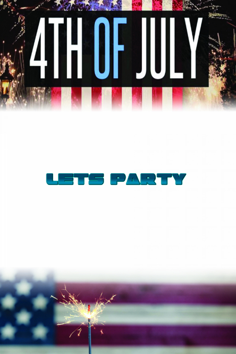 4th of July-Party Template | PosterMyWall