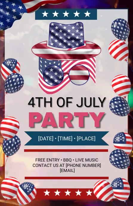 4th of july party Template | PosterMyWall