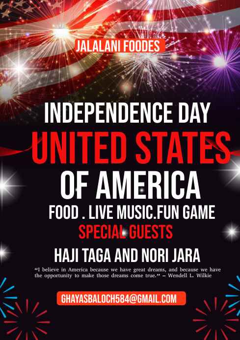 4th of july party Template | PosterMyWall