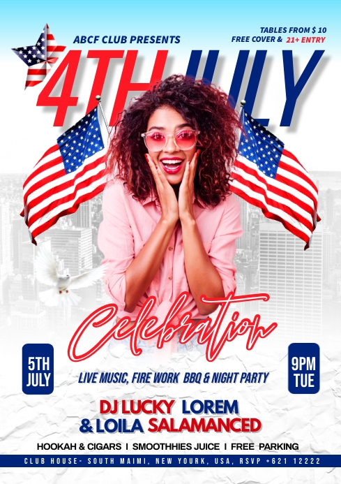 Copy of 4th of July Party Flyer | PosterMyWall