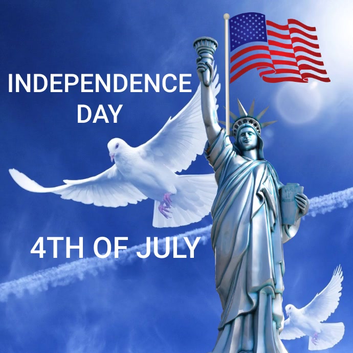 4th of july post Template | PosterMyWall