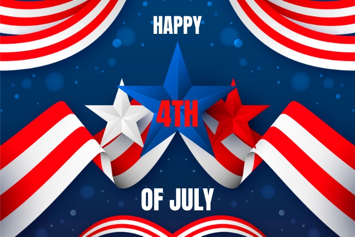 4th Of July Banner Template | PosterMyWall
