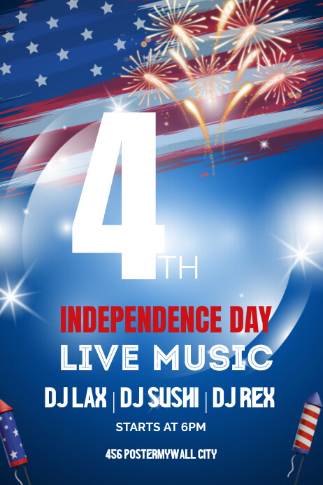 Modèle 4th Of July Poster | PosterMyWall