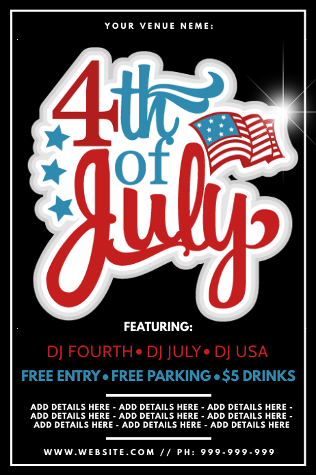 Copy of 4th Of July Poster | PosterMyWall