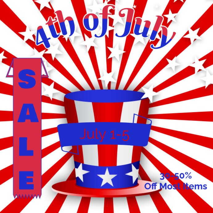 4th of July Sale Template | PosterMyWall