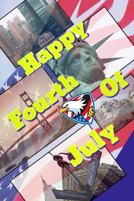 4th of July/USA/Holiday/independence day Template | PosterMyWall