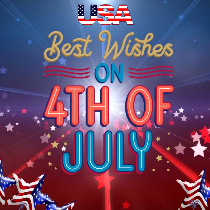 Plantilla de 4TH OF JULY WISH | PosterMyWall